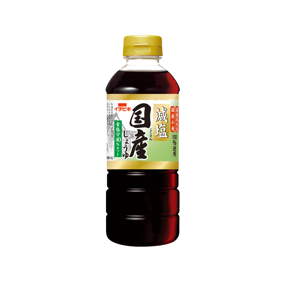 減塩国産しょうゆ 500ml | イチビキ 公式サイト | 名古屋のみそ・しょうゆ・つゆメーカー